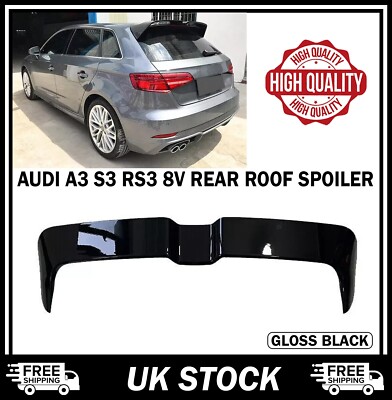 REAR BOOT ROOF SPOILER LIP OETTINGER STYLE FOR AUDI A3 S3 RS3 8V ...