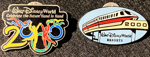 Disney World 2000 Millennium & Monorail Collector Pins | eBay