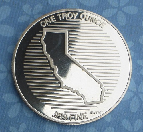 1 oz .999 Fine Silver Tanqueray Sterling Vodka Round, California ...