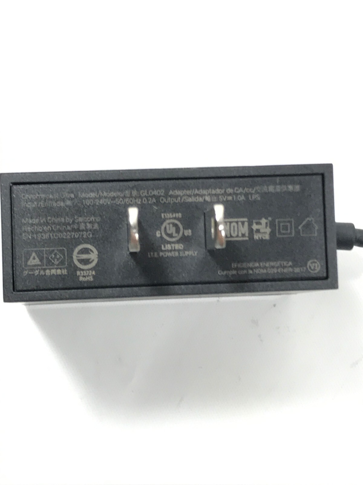 Google+6-ft+Micro+USB+Charger+AC+Adapter+Ethernet+for+Chromecast+Ultra ...