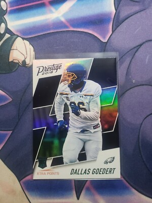 Dallas Goedert Rookie Prestige 2018 Xtra Points Green Philadelphia ...