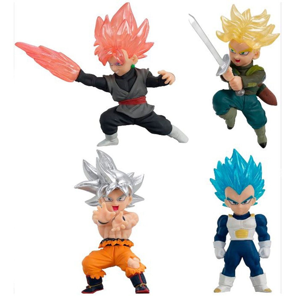 Bandai Dragon Ball Adverge Series 3 Rose Goku SS Trunks Goku Vegeta Set ...