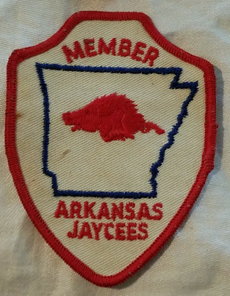 2b.19.17) Lot of 6 Vtg Jaycees Embroidered Patches shield Arkansas ...