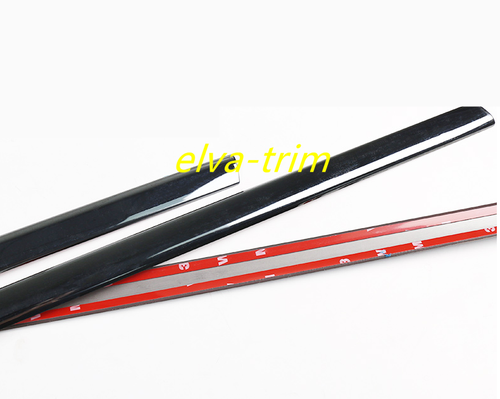 Cover trim For 16-2020 Audi A3 S3 Sedan Stainless Black Car Window Trim ...