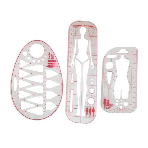 Fashion Template Ruler Designing Portable Models Fashion Illustration ...