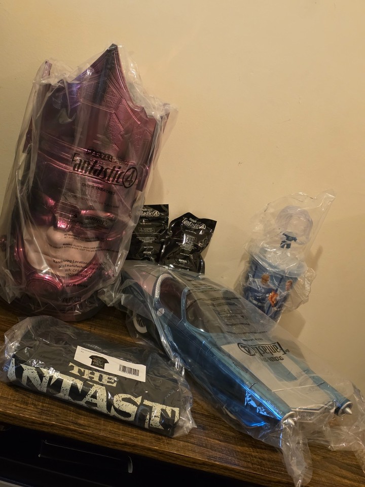Fantastic Four: First Steps Galactus & Car Popcorn Bucket + Cup + T ...