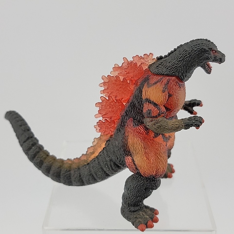 Burning Godzilla Meltdown Toho Kaiju 1995 Bandai Gojira 4" Action ...