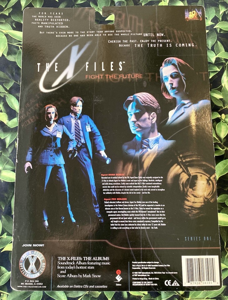 THE X FILES AGENT FOX MULDER/ALIEN LOT SERIES 1 MCFARLANE TOYS 1998 | eBay