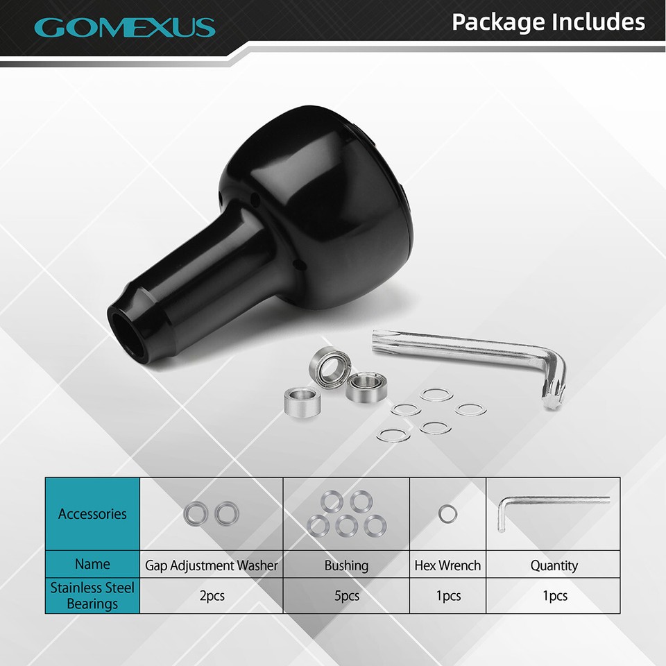 Gomexus 30mm Power Knob For Shimano Sustain FG Daiwa BG MQ Caldia 3000 ...