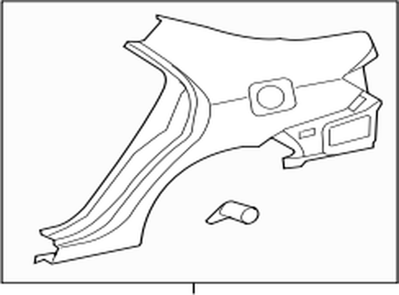 61601-12A10 Toyota Panel, quarter, rh 6160112A10, New Genuine OEM Part ...