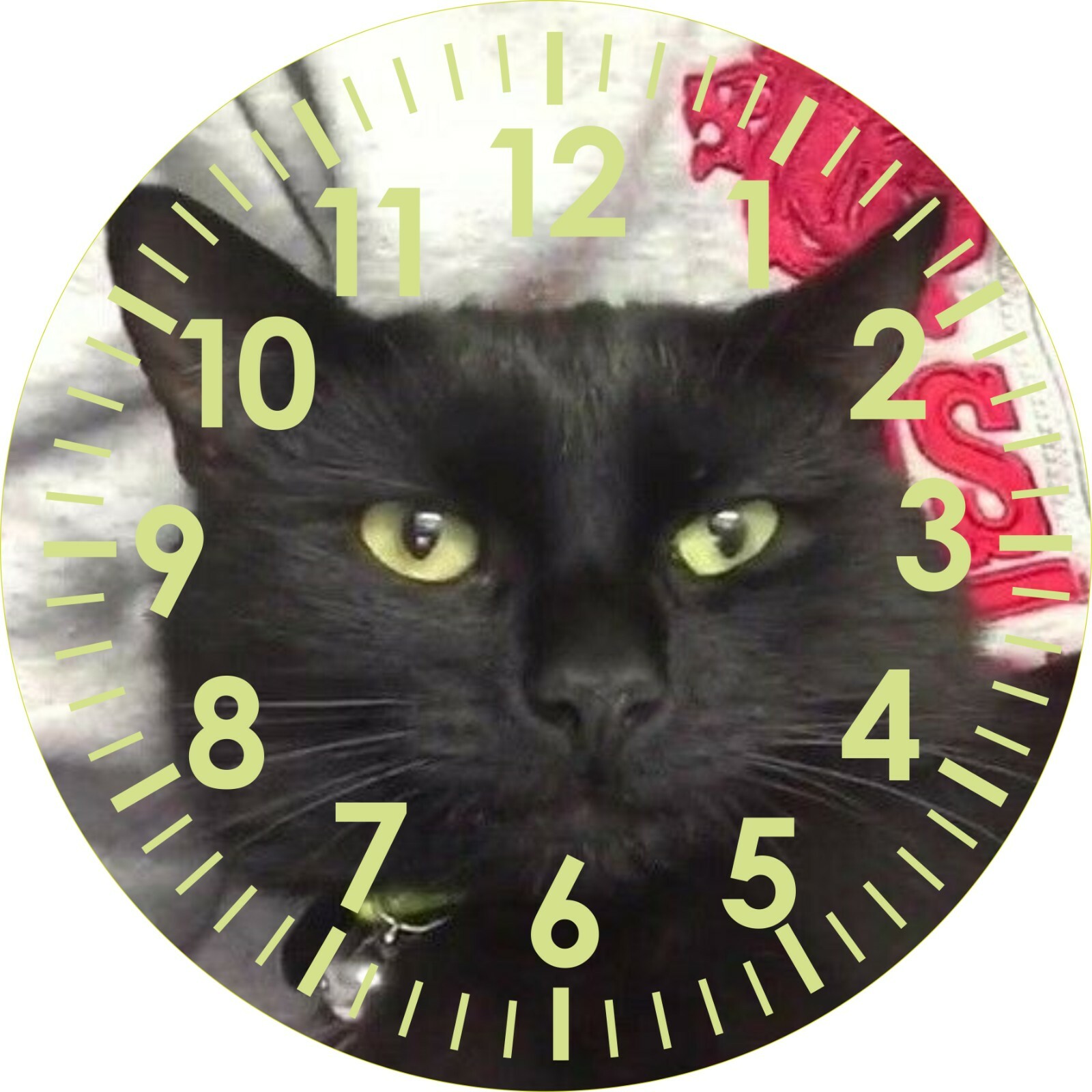 30cm Personalised Photo Clock Your Image Printed on the Clock - Circle ...