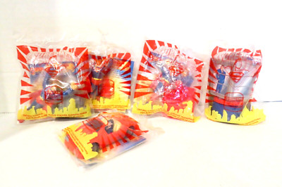 Vintage DC SUPERMAN Burger King Kid's Meal Toys Complete Set of Five | eBay