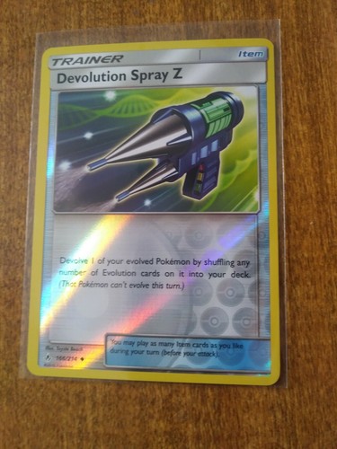 Pokemon Unbroken Bonds Trainer Devolution Spray Z REVERSE HOLO 166/214 | eBay
