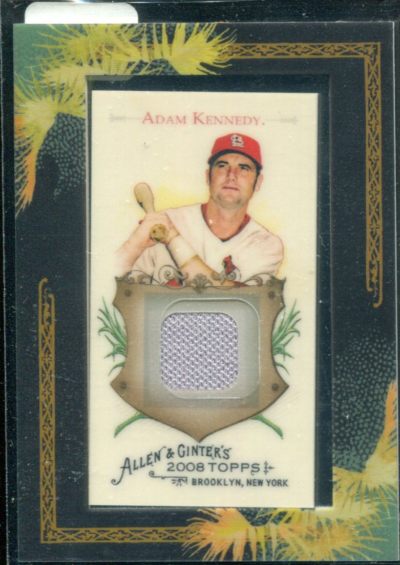 2008 Topps Allen and Ginter Relics #ATK Adam Kennedy Jersey Card | eBay