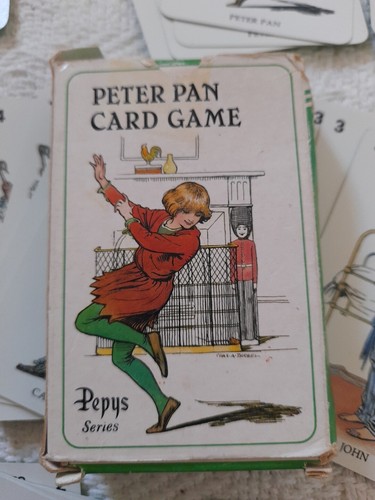PETER PAN Card Game PEPYS SERIES Gibson 1989 Complete Cards In Vgc ...