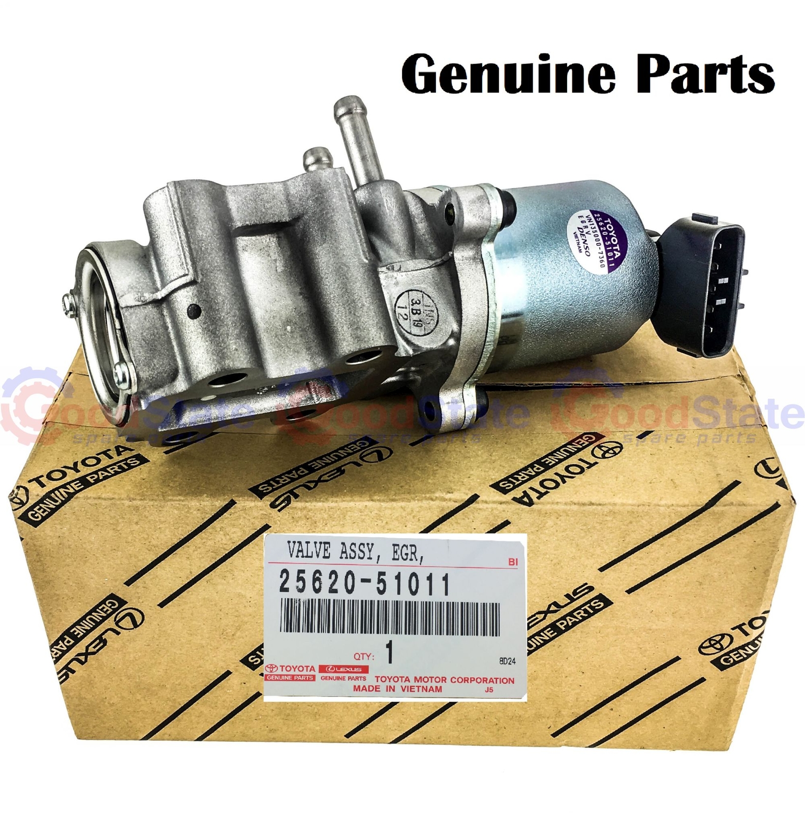 Genuine Toyota LandCruiser VDJ78 VDJ76 VDJ200 1VD 4.5 Diesel V8 RH EGR ...