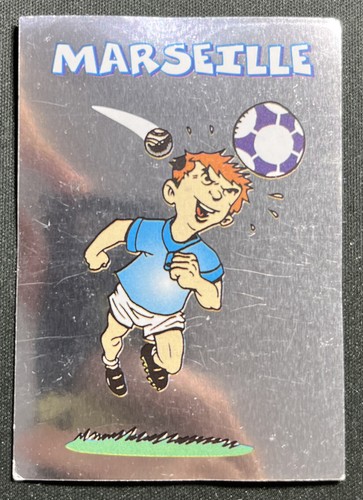 8 - ECUSSON LOGO BADGE - MARSEILLE - PANINI SUPERFOOT 1998/99 | eBay