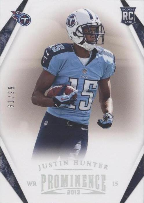 2013 Panini Prominence - Justin Hunter #148 Platinum /99 (RC) for sale ...