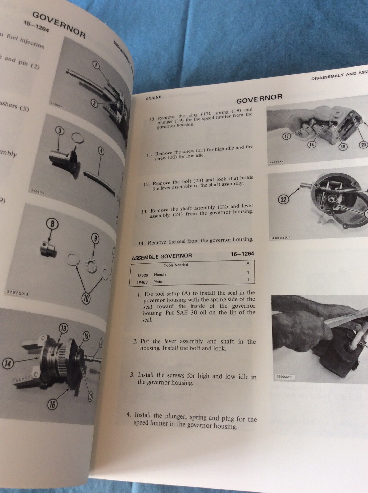 Caterpillar 112F Engine Diss & Assembly Motor Grader Shop Service ...