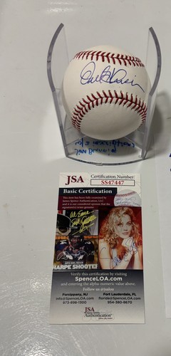 OREL HERSHISER Autographed Signed ROMLB Baseball JSA Dodgers | eBay
