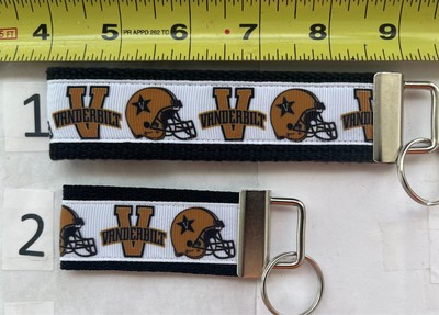Vanderbilt University Keychain Fob Wristlet Stocking Stuffer Gift 4 Him ...