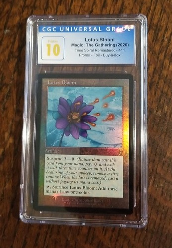 Lotus Bloom Foil Retro Frame CGC 10 Graded Pristine Magic Gathering MTG ...