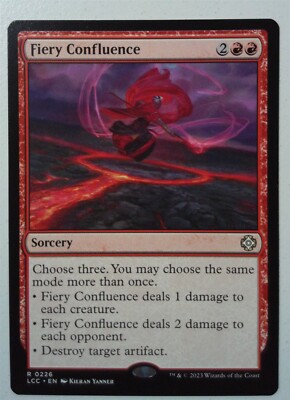 Fiery Confluence *Rare* Magic MtG x1 LCC Commander Lost Caverns | eBay