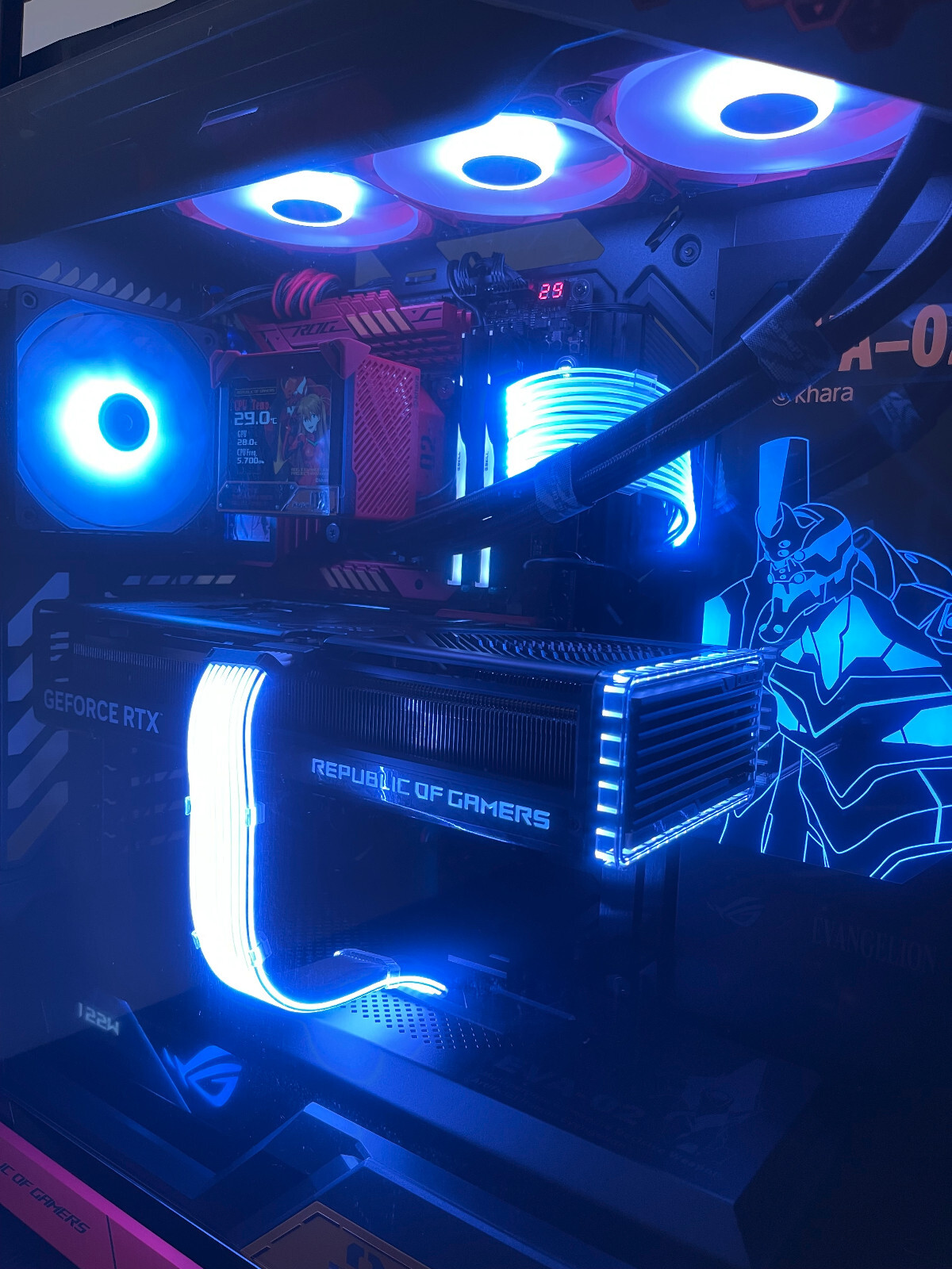ASUS ROG Strix HYPERION EVA-02 RTX 4090 i9-14900K 5.9 GHz 64GB 4TB ...