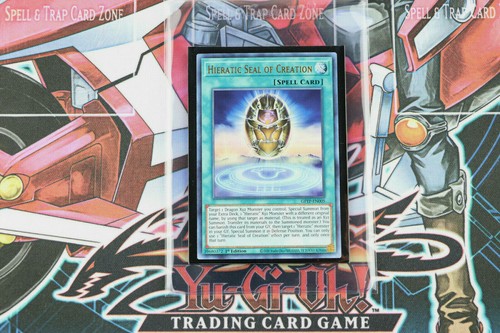 YuGiOh Spell Card Hieratic Seal of Creation GFTP-EN005 1st Ed Ultra ...