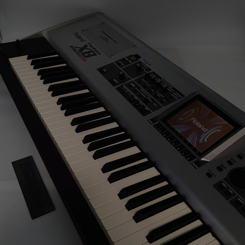 Roland Fantom-X8 Audio Track 88-Key Synthesizer Electronic Keyboard ...