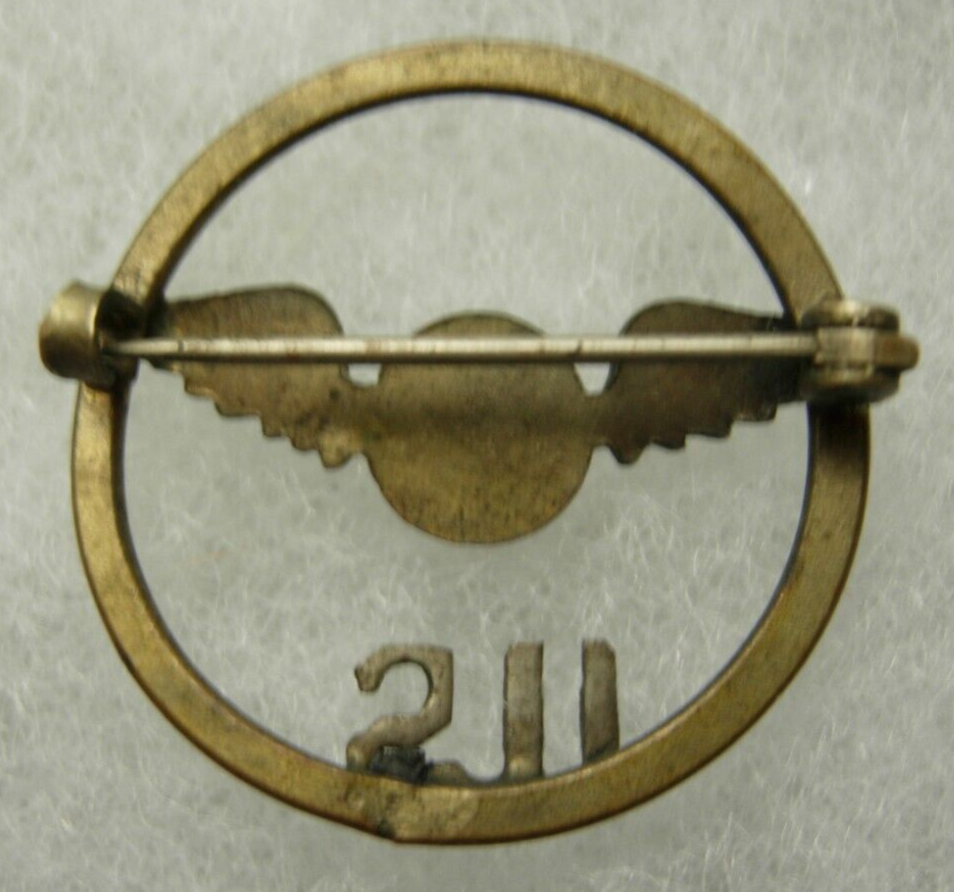 WW1 Early Logo Air Service Flat Hat Wing Pin - USAS - US Army PB | eBay