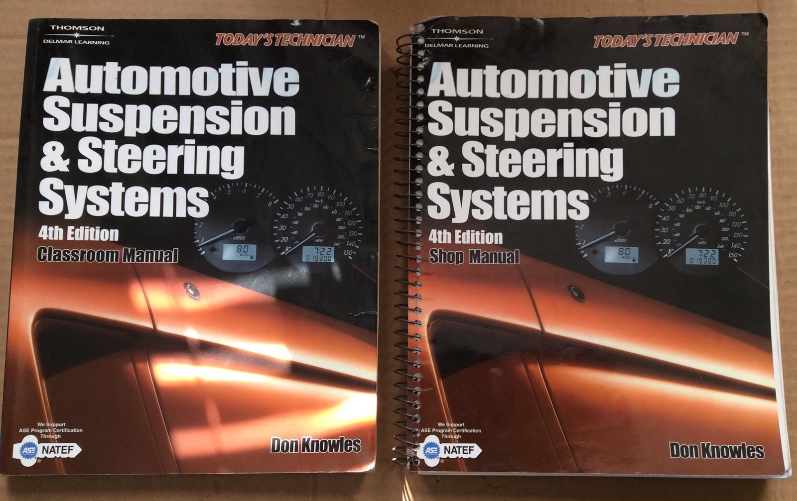 Automotive Suspension & Steering Systems 4th Classroom Manual and shop ...