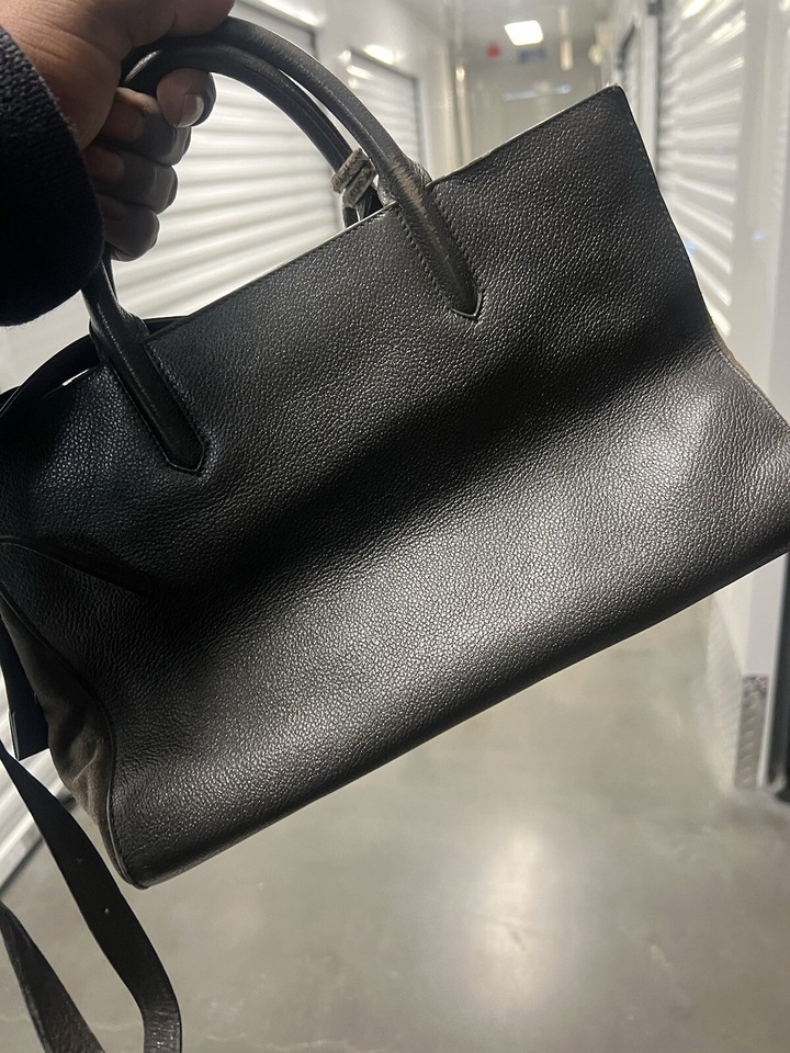 YSL Cabas Rive Gauche Tote Bag , black | eBay