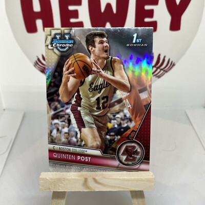 2023-2024 Bowman Chrome U Basketball Quinten Post 1st Bowman Boston ...