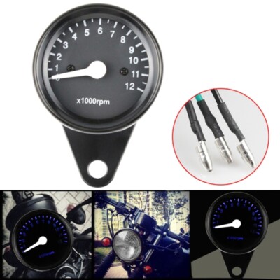 Mini RPM Meter Mechanic Engine Tach Hour Meter Tachometer Gauge for ...