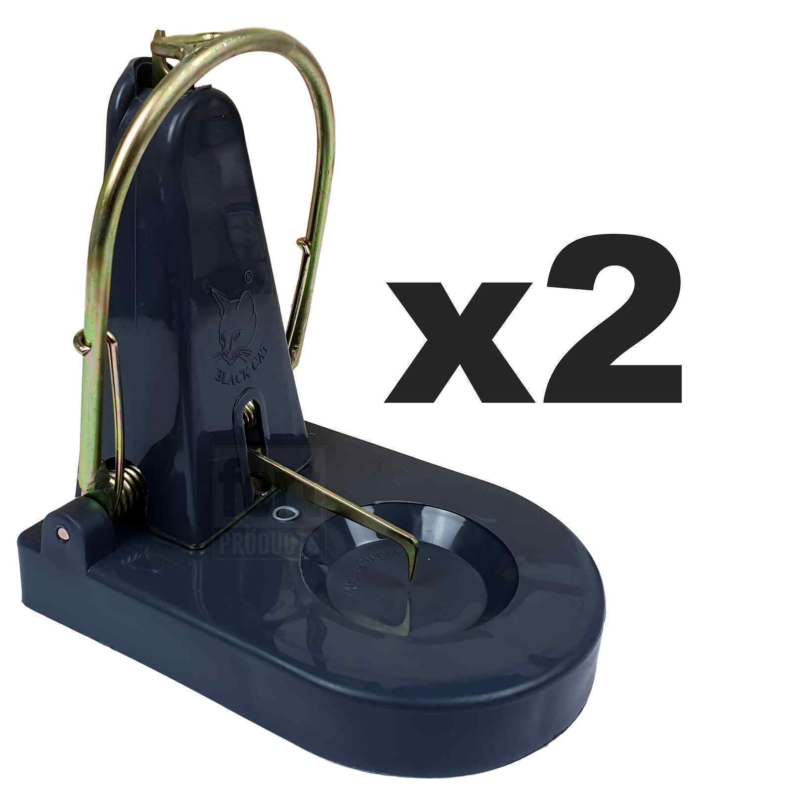 Large Heavy Duty Powerful Rodent Black Cat Rat Trap -Kills Instantly ...