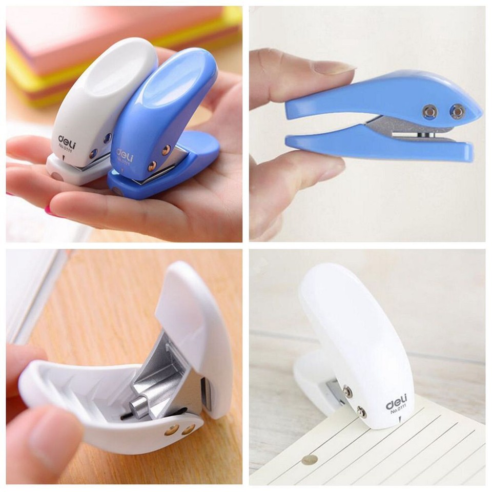 6mm Mini Office Puncher Hand Paper Punch Single Hole Scrapbook Tool 10 ...