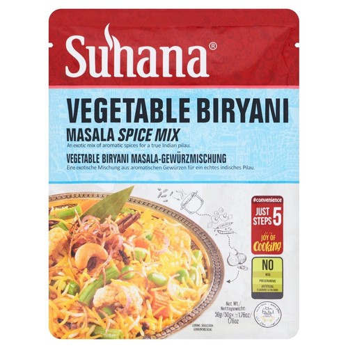 Suhana Vegetable Biryani Spice Mix 50g | eBay