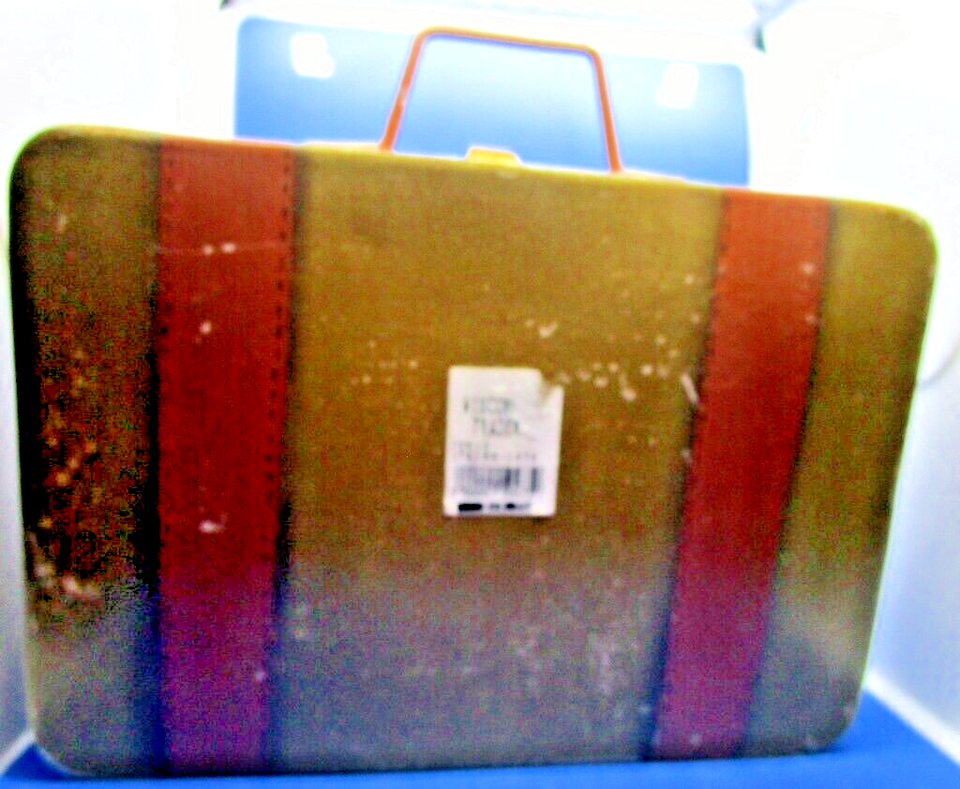 Vintage Tin Luggage Suitcase Train Travel Stickers Case Cool Replica ...