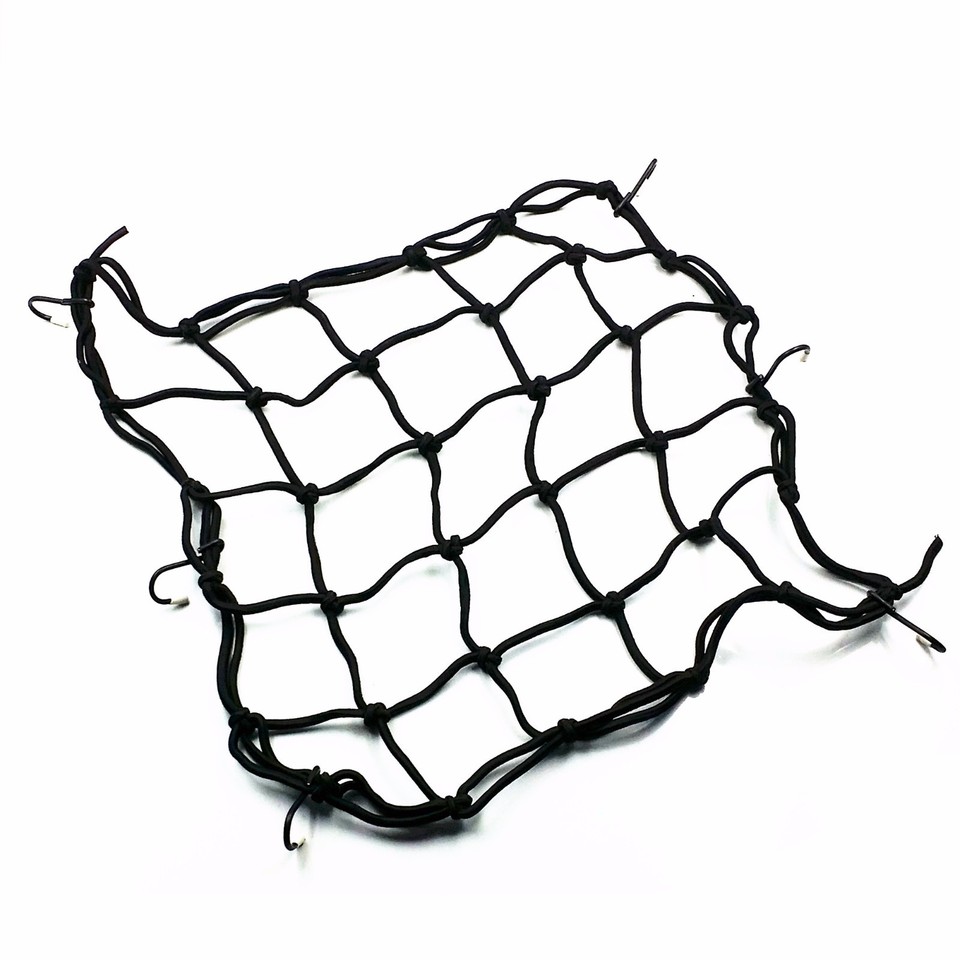 Bungee Net Motorcycle Scooter Cargo Hold Down Luggage Net Mesh Web 6 ...