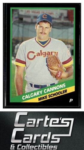 Mike Schooler 1988 CMC Calgary Cannons #9 Seattle Mariners | eBay