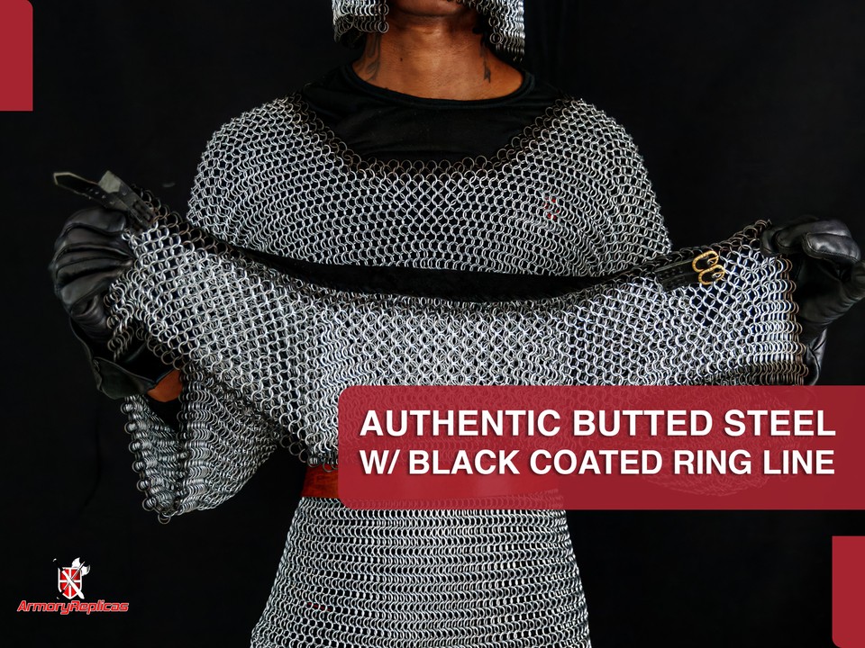 Chainmail Bishop’s Mantle Collar Knights Templar Renaissance Armor | eBay