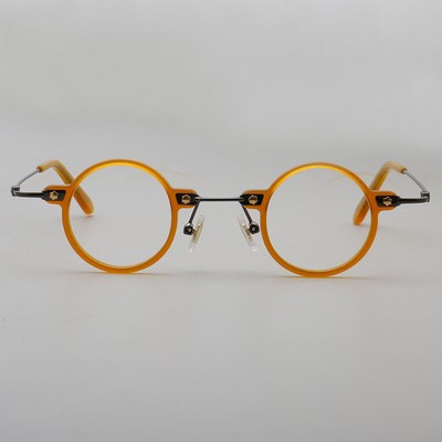 Japanese Small Round Reading Glasses Ancient Acetate Women Men Readers ...