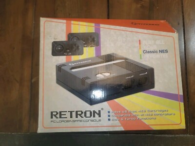 Hyperkin Retron Fc Loader Game Black Console in Box, 2 Controllers ...