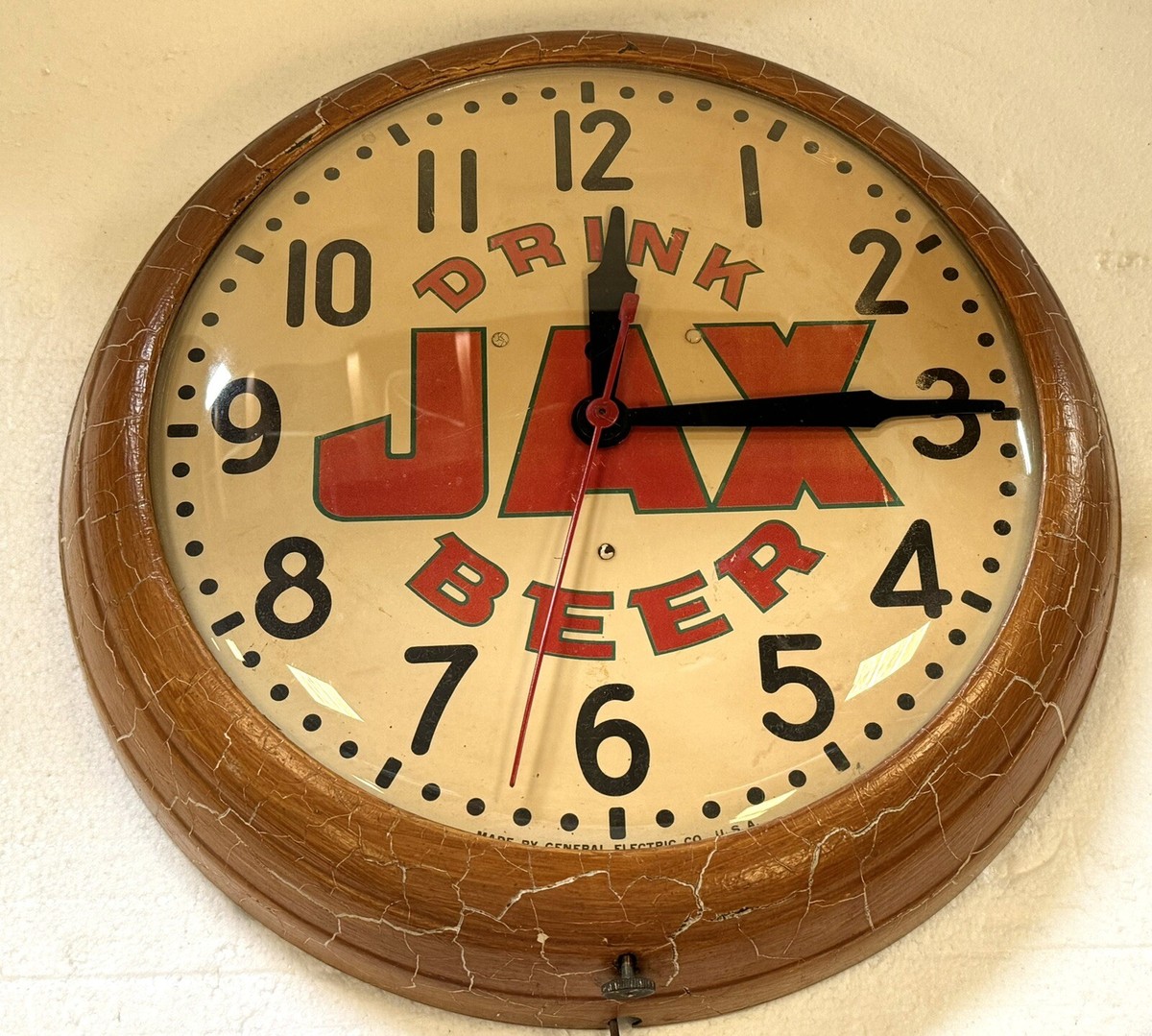 Clock Beer Clocks For Electric Motors 1940s O. B. Mcclintock Co. Circa