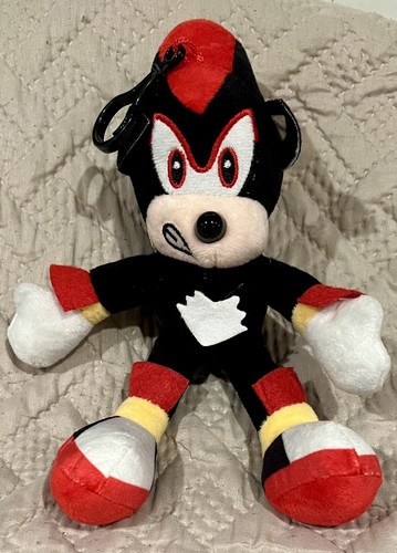 Sonic The Hedgehog 7” Shadow Plush Backpack Clip/ Keychain | eBay
