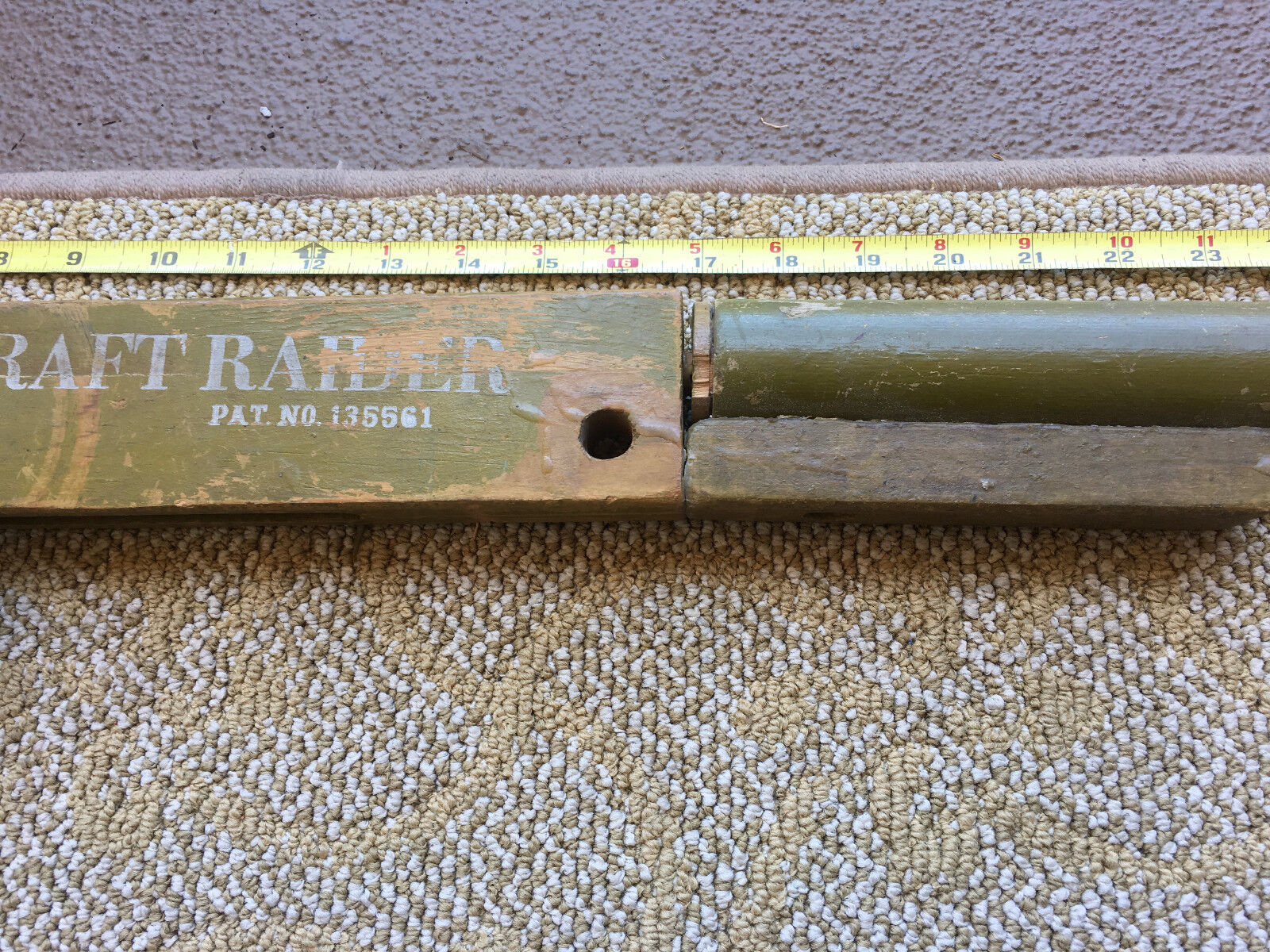 Rare American Craftraider craft raider 50. caliber cal toy gun 1943 Pat ...