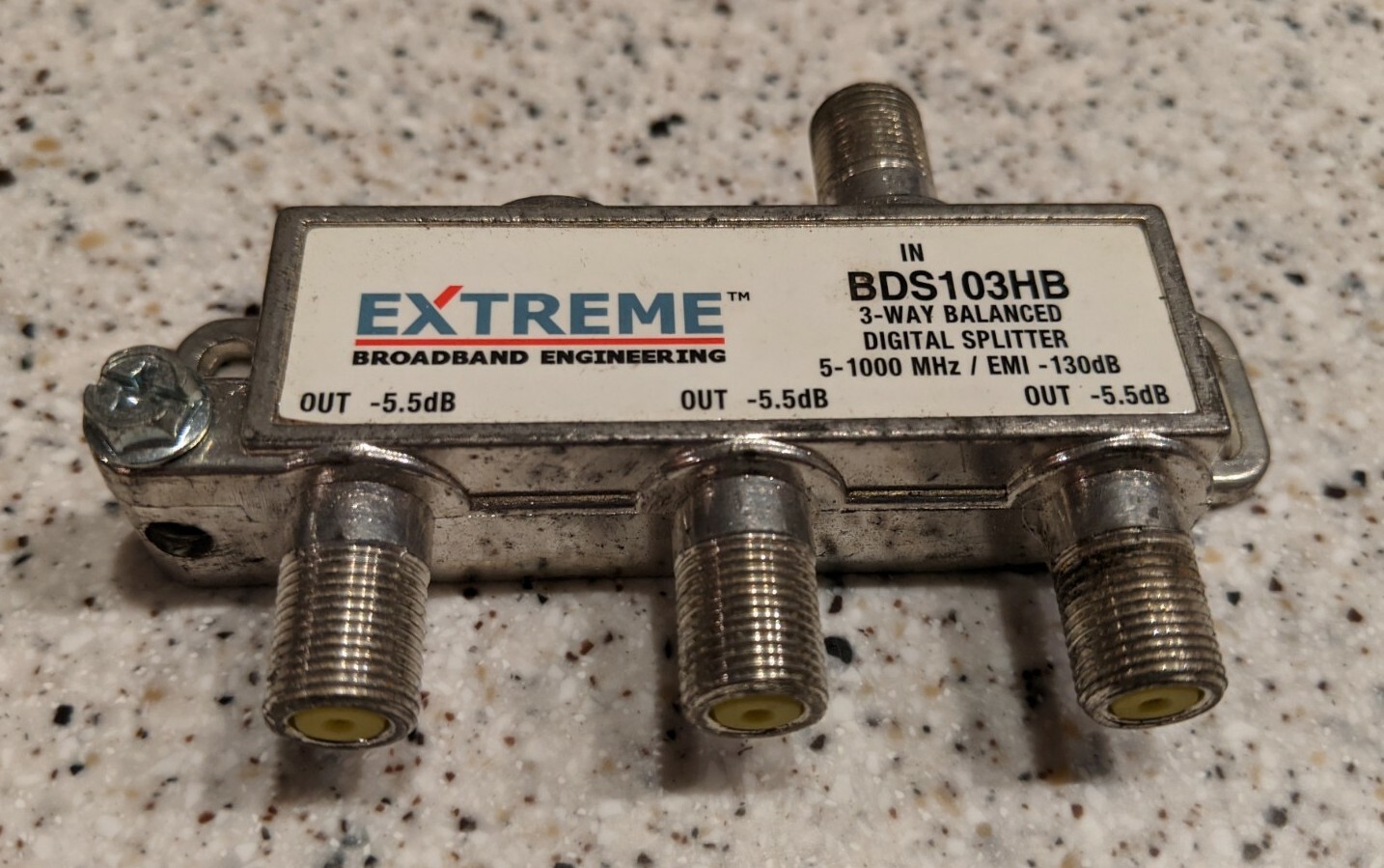 Extreme Broadband Engineering 3-Way Balanced Digital Splitter BDS103HB ...