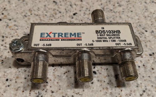 Extreme Broadband Engineering 3-Way Balanced Digital Splitter BDS103HB ...