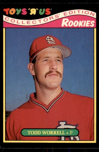 1987 Topps Toys'R'Us Rookies Todd Worrell Baseball Cards #33 | eBay